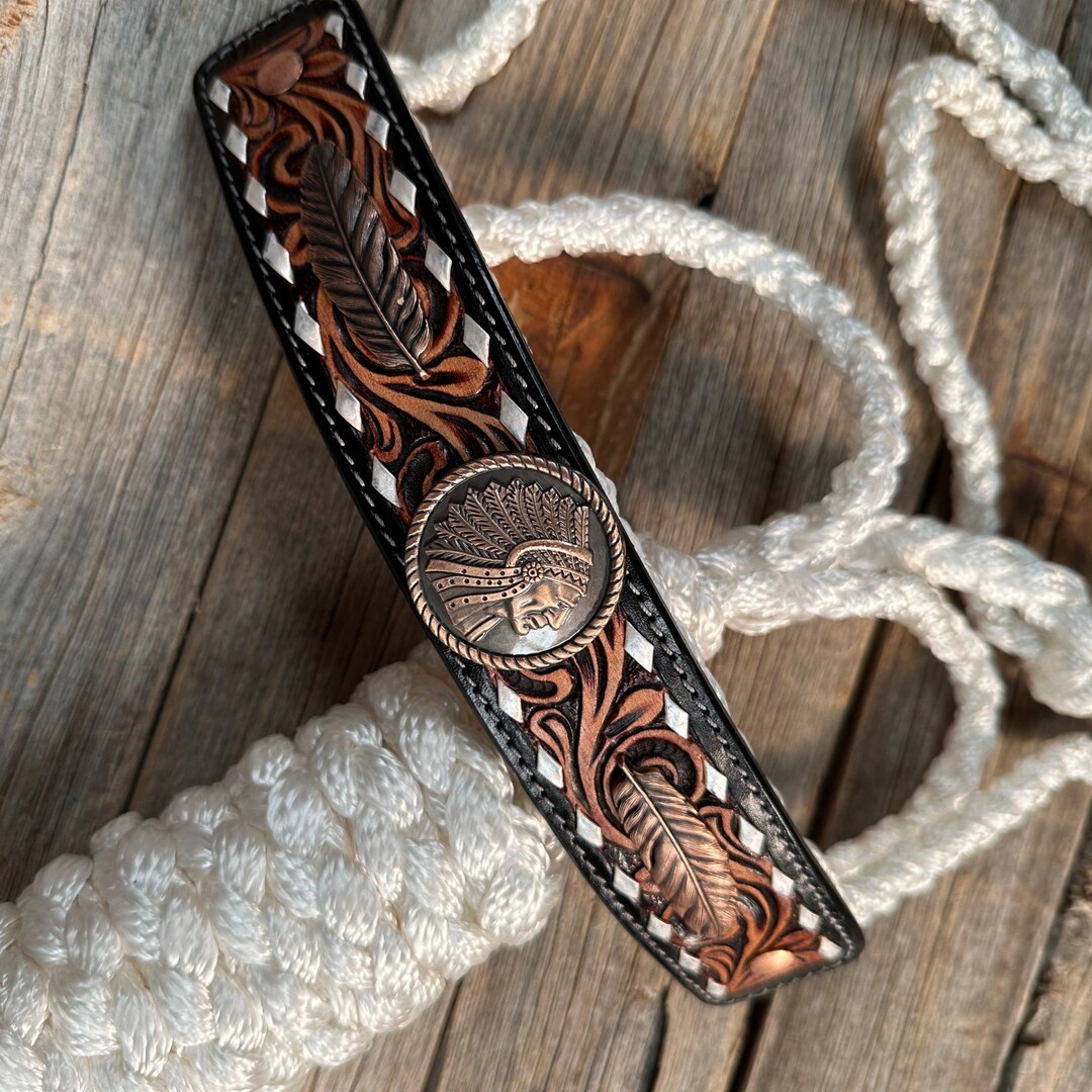 White Mule Tape Halter Feather MT212 - Etsy