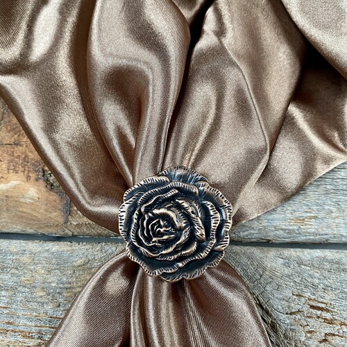 Flower Wild Rag Scarf Slide - Etsy