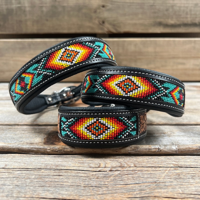 Beaded Dog Collars - Etsy
