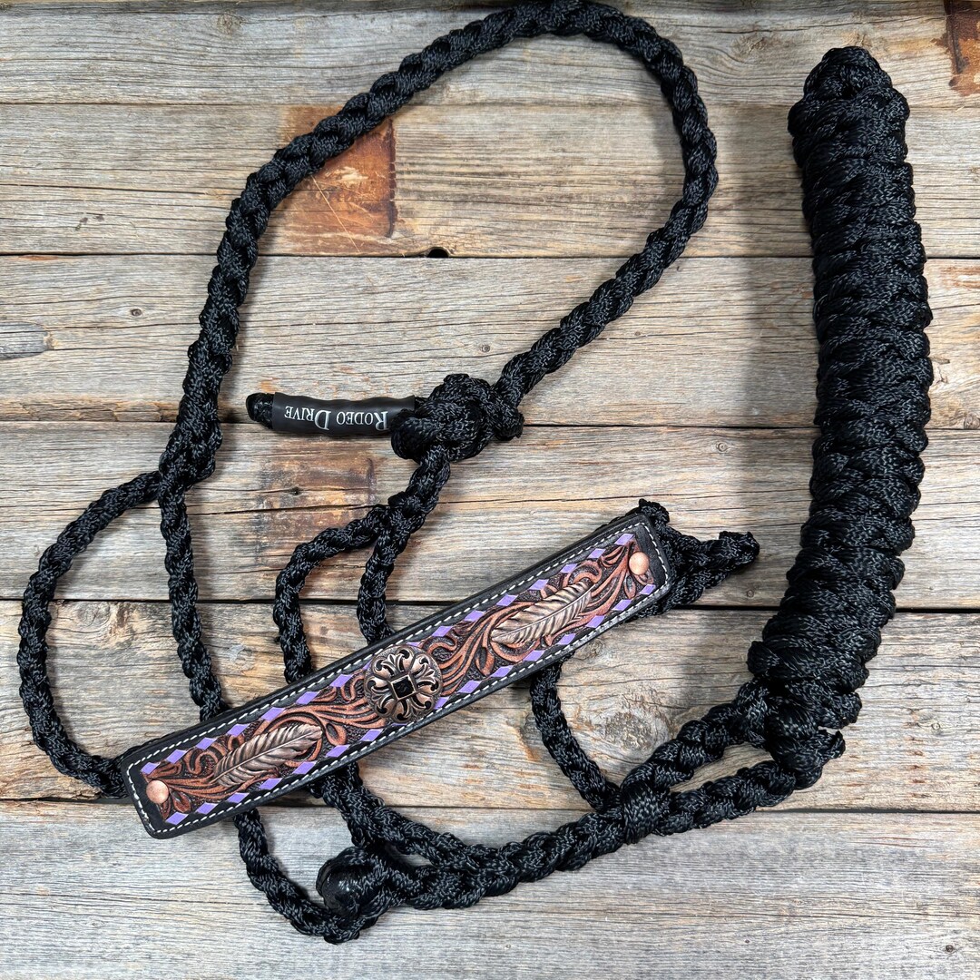 Black Mule Tape Halter - Feather and Western #MT257 - Etsy