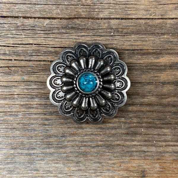 Silver Conchos - Etsy