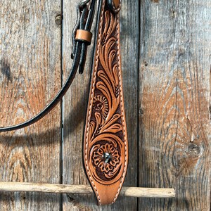 Light Oil Floral Tooled Buckaroo Style Browband Headstall / Bridle - Etsy