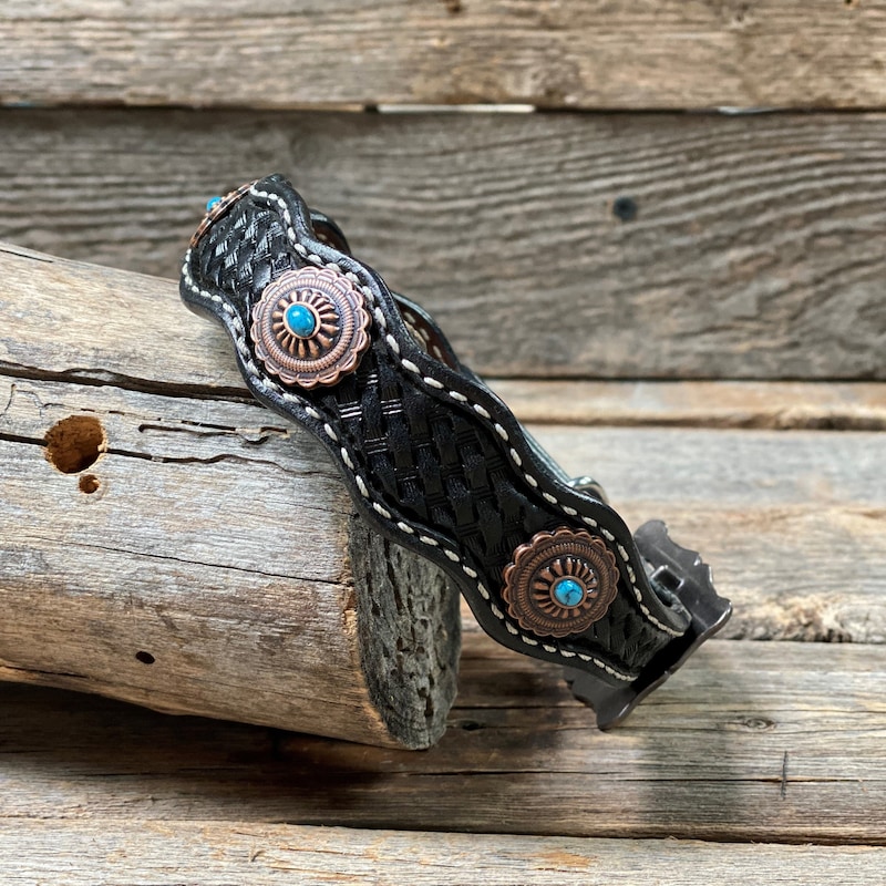 Turquoise Dog Collar - Etsy