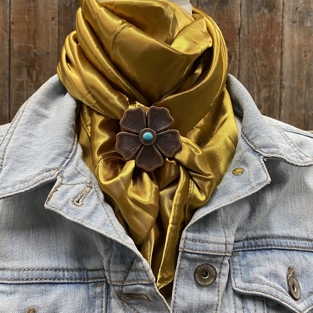 35x35 Solid Mustard Yellow Wild Rag/scarf W111L Slide WRSC19A - Etsy