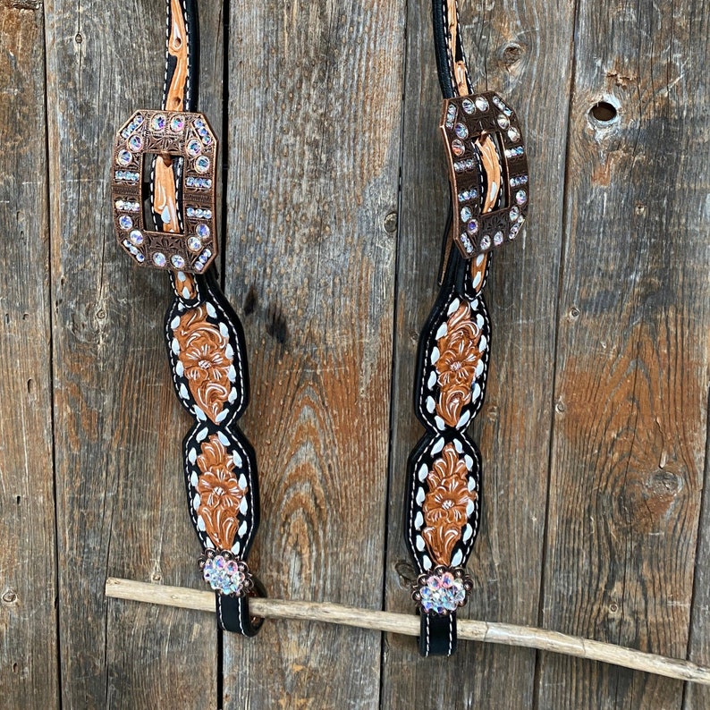Classic AB Browband/one Ear Tack Set With Wither Strap - Etsy