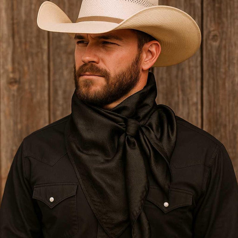 Black Wild Rag Men - Etsy