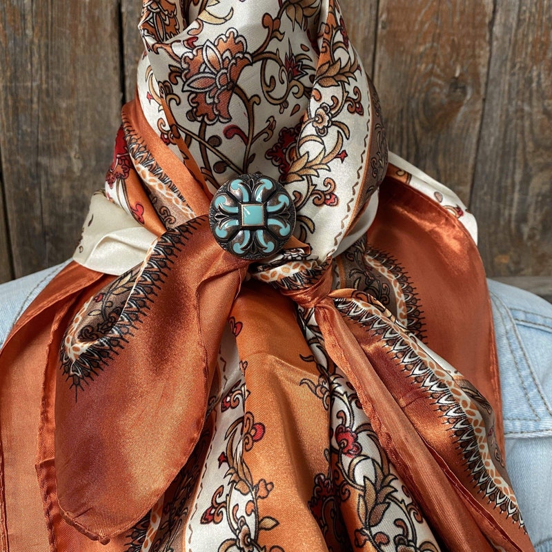 Burnt Orange Scarf - Etsy