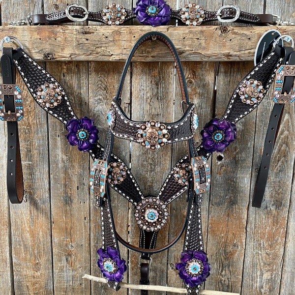 Purple Breastcollar - Etsy