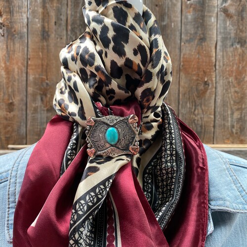 Berry Wild Rag Scarf Slide - Etsy