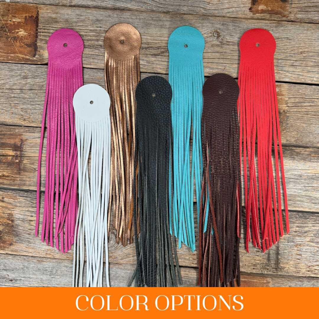 Leather Fringe - Assorted Colors - Etsy