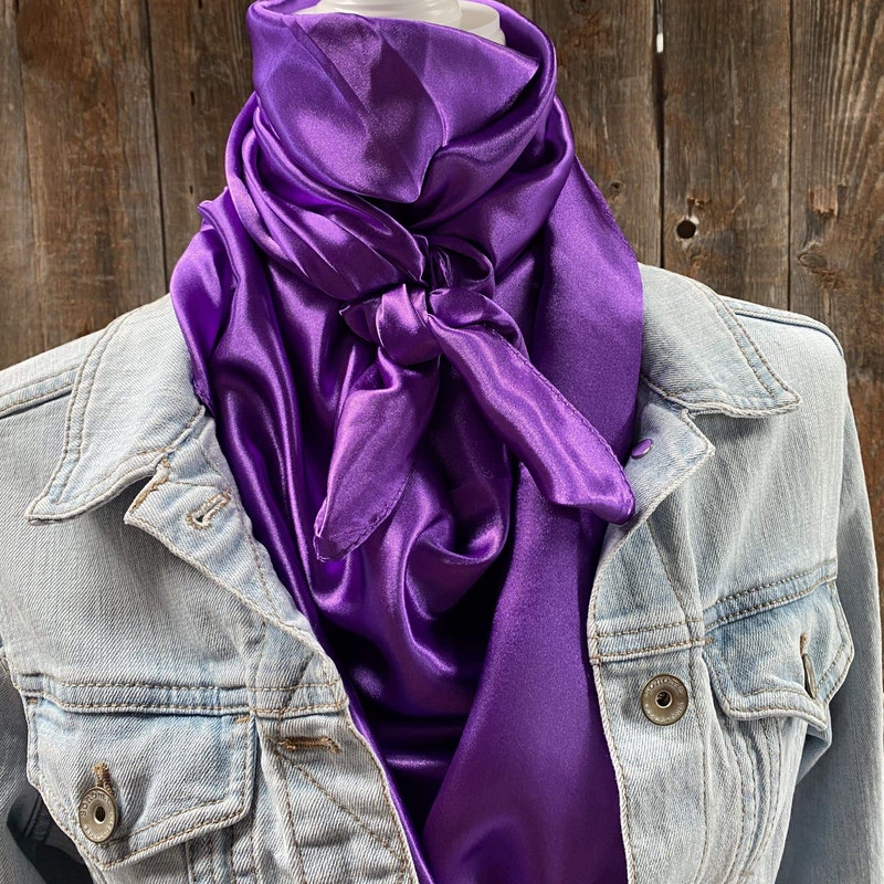 Purple Scarf - Etsy