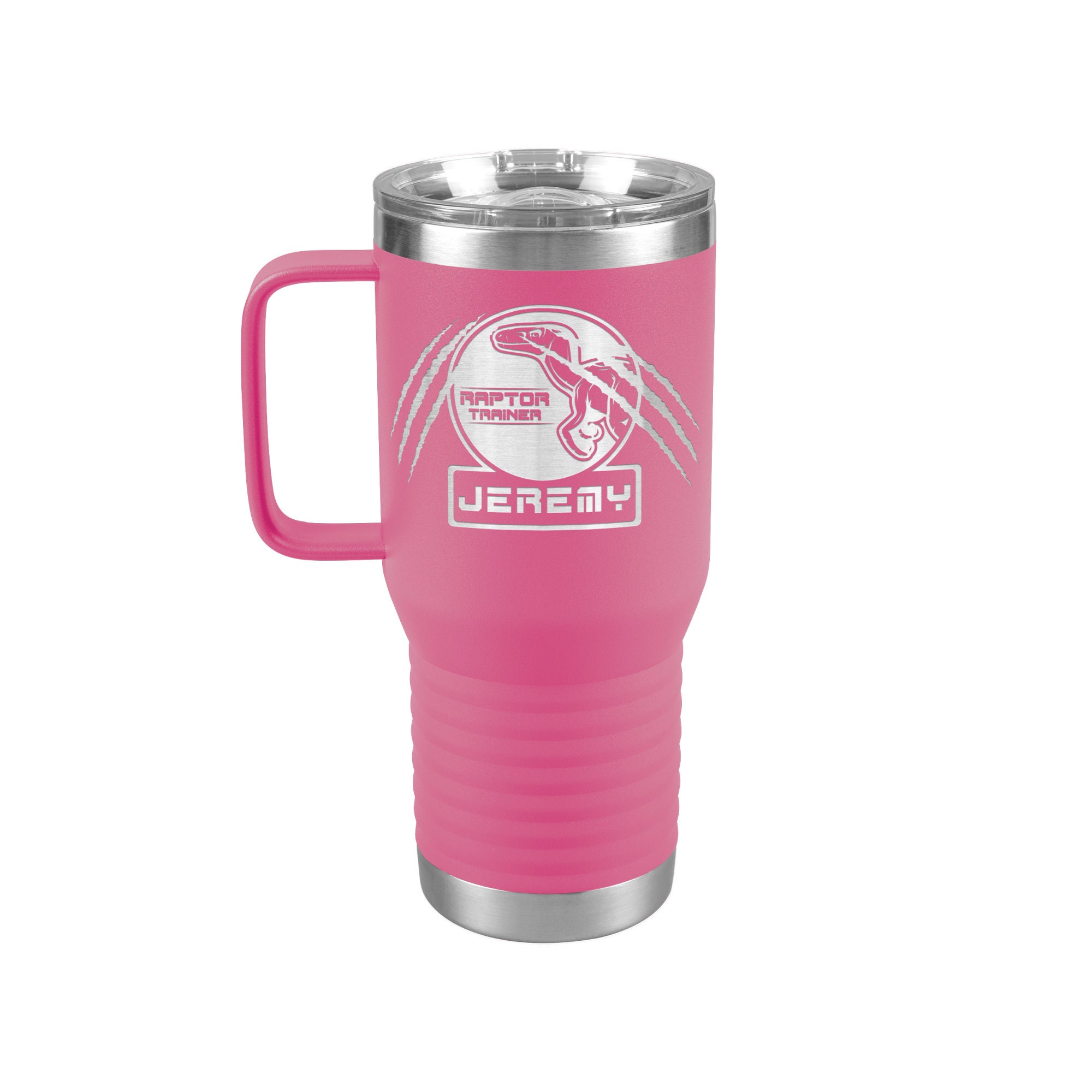 Personalized Raptor Trainer, Dinosaur Trainer 20oz Coffee Tumbler With ...