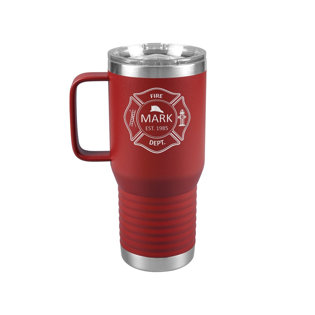 Personalized Firefighter First Responder Coffee Tumbler 20oz With ...