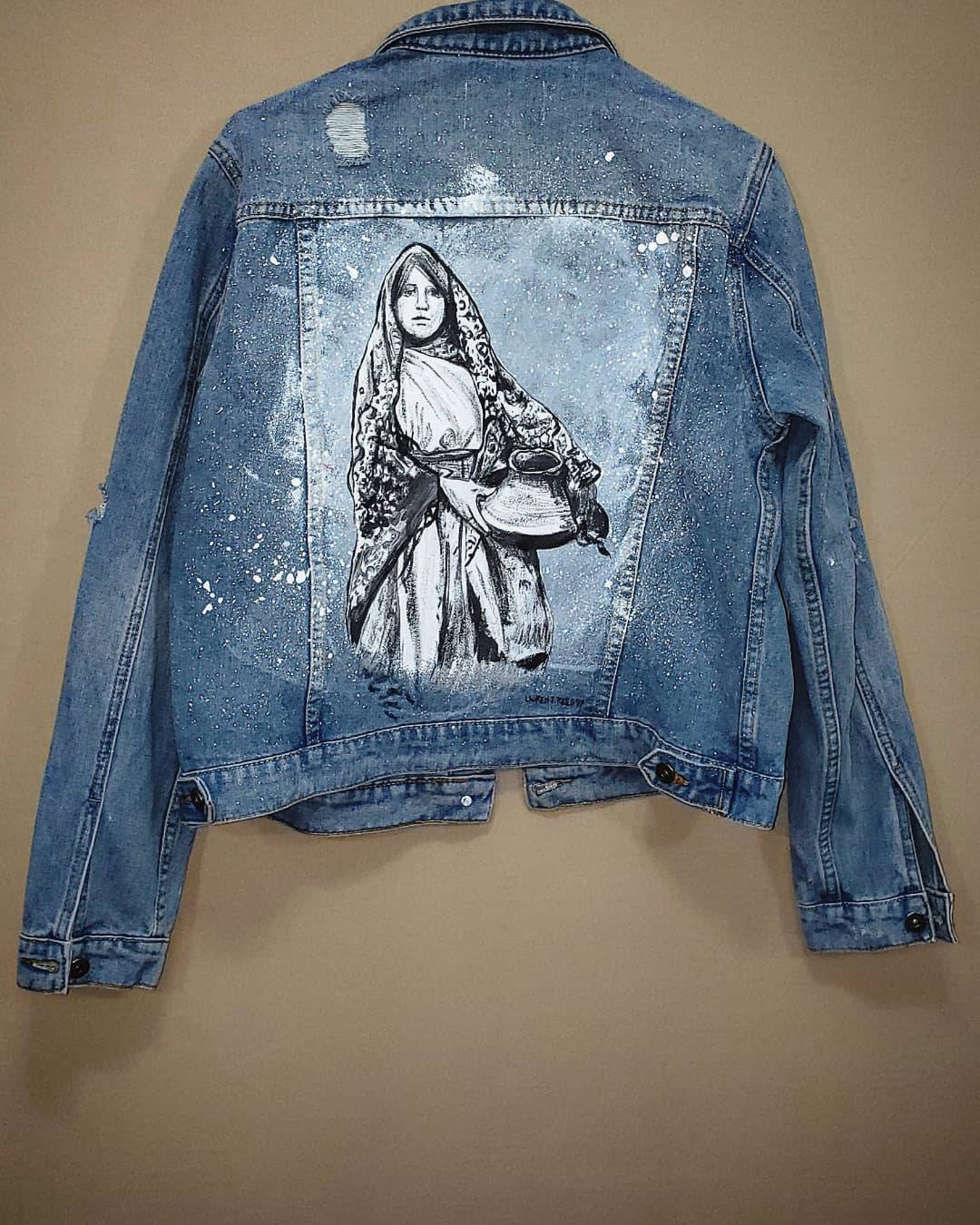 Women and Their Pots Denim Jacket - Etsy