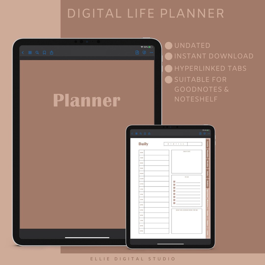 JW Digital Planner JW Ministry Planner Service Planner - Etsy
