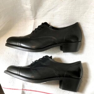 1940s Service Shoes Womens in Black - Etsy