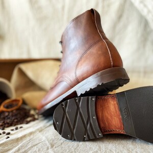 Simple Lace up Leather Boots - Etsy UK