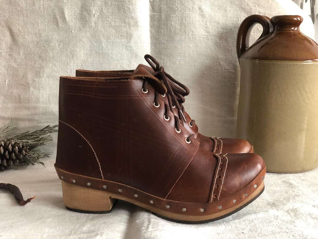 Victorian Working Class Clog Boots - Etsy