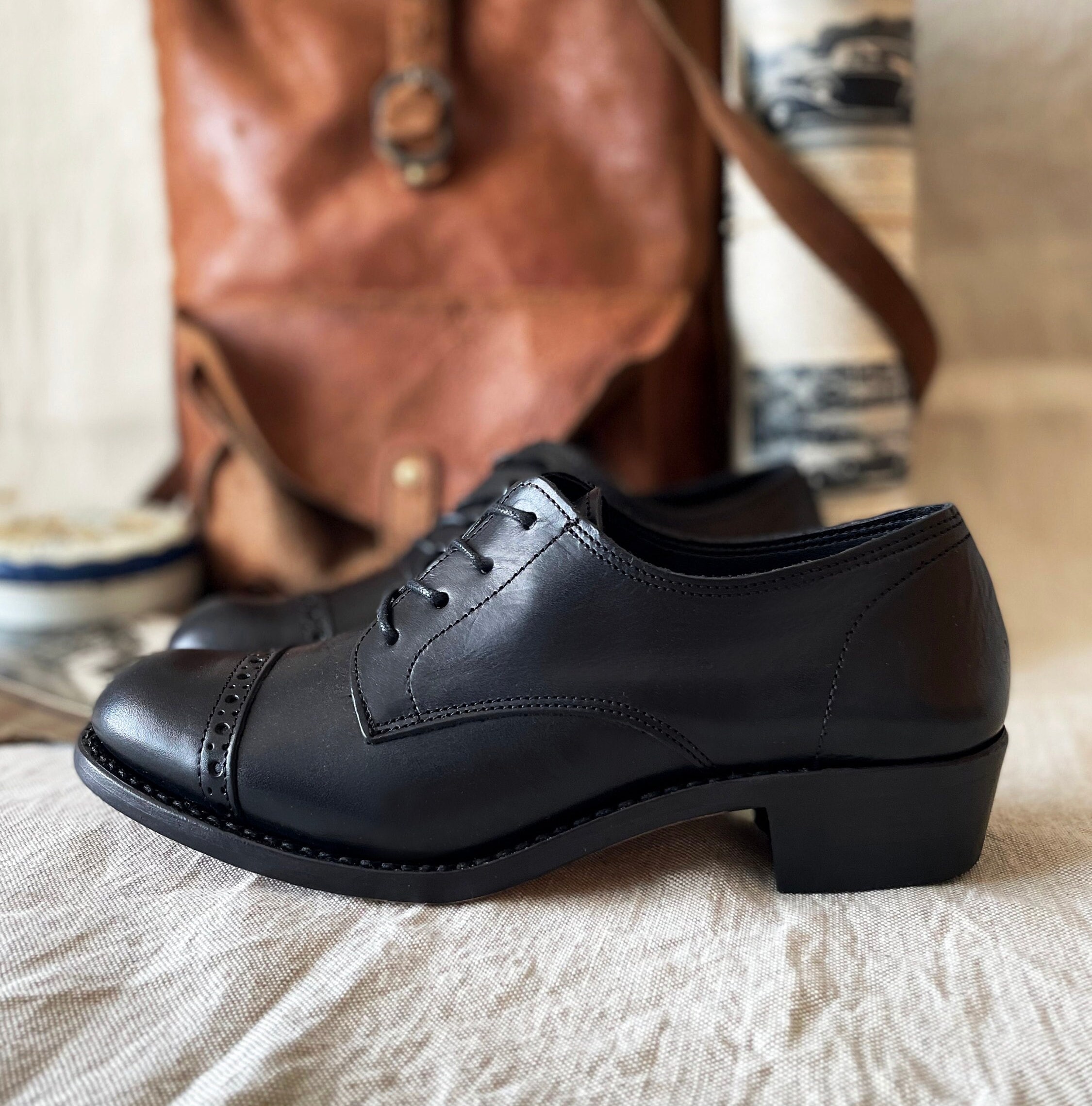 1940s Service shoes in Black — JoBear.Boots