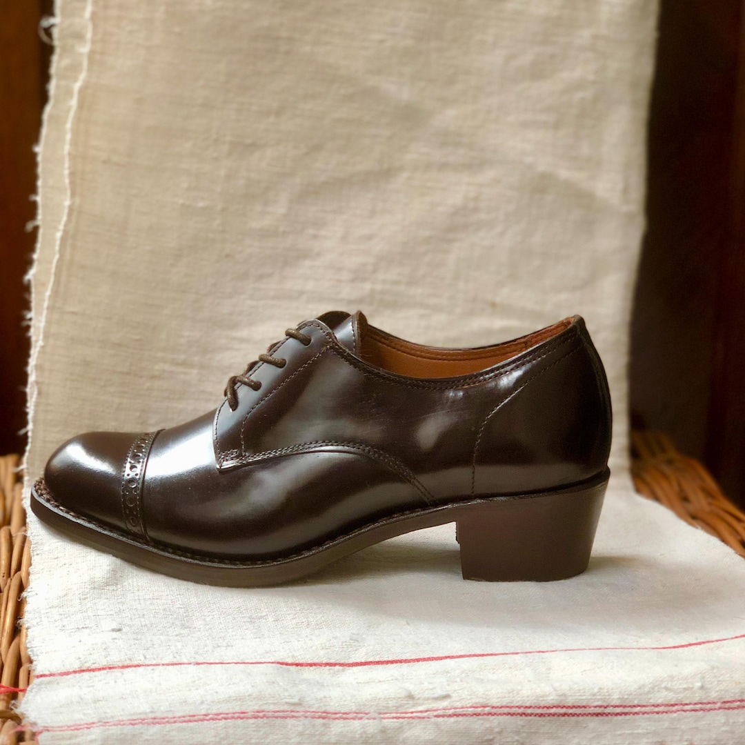 1940s Service Shoes Womens Boanil Brown - Etsy