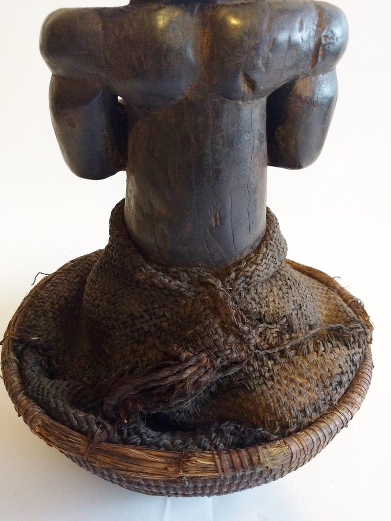 Fang Bieri Reliquary Figure in Basket Equatorial Guinea –fang Society ...