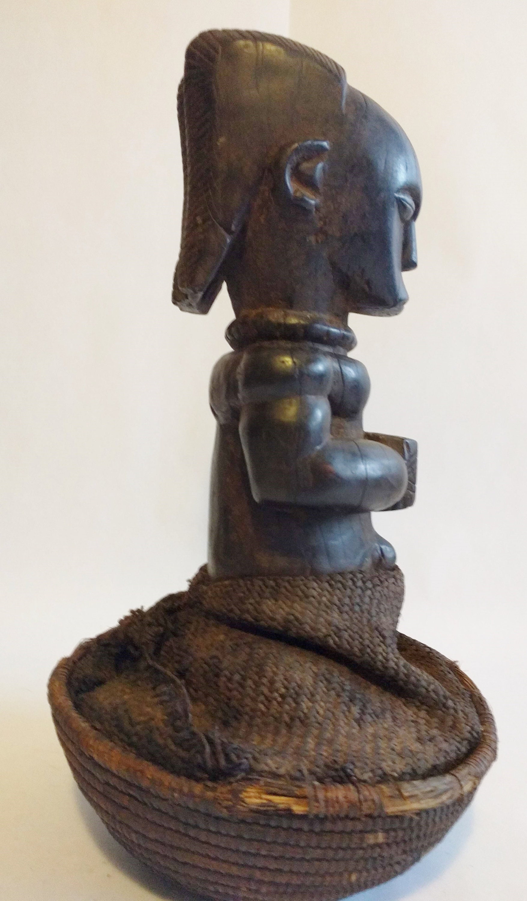 Fang Bieri Reliquary Figure in Basket Equatorial Guinea –fang Society ...