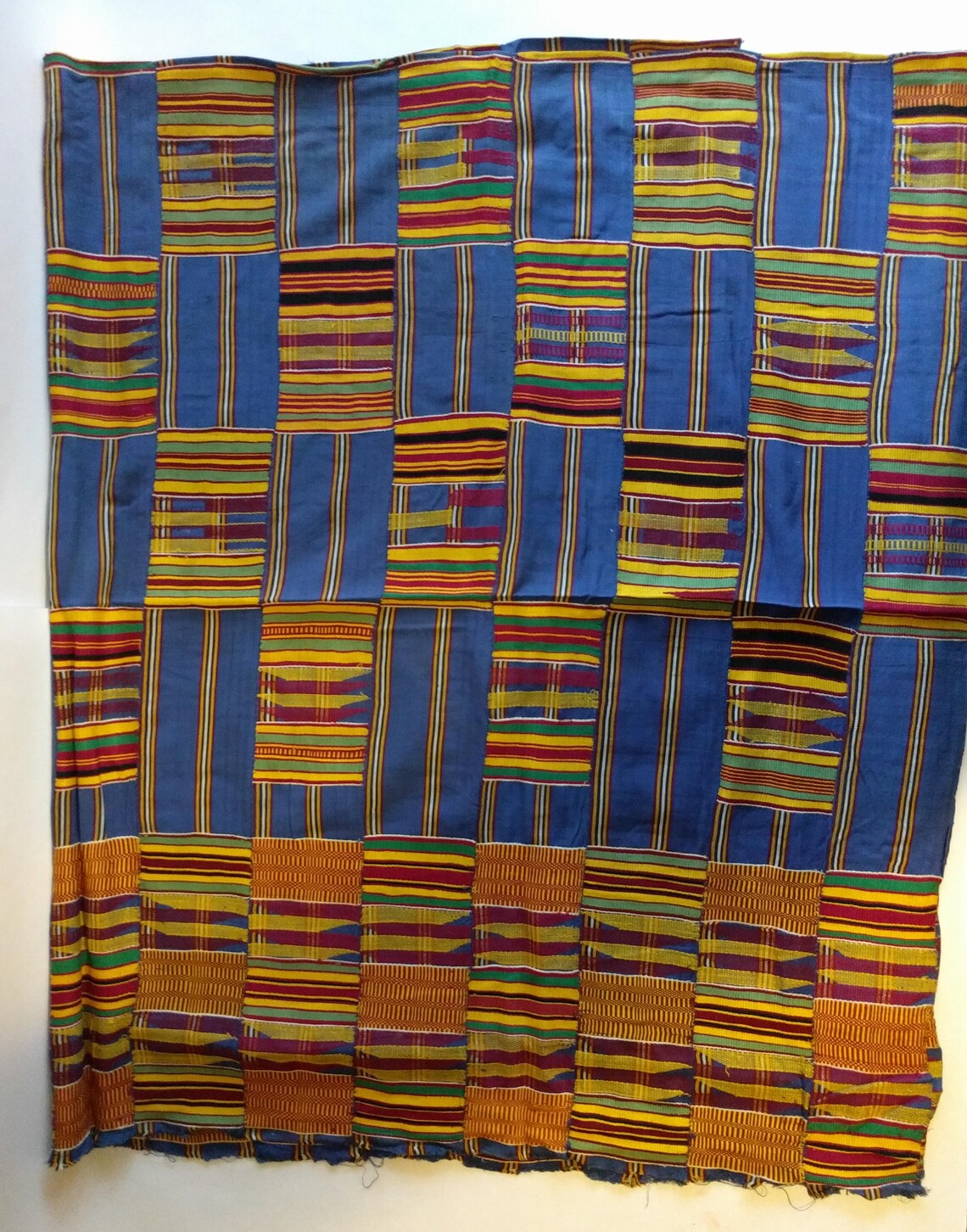 Kente Cloth From Ghana – Ashanti Society - Cotton, Cotton Blend. - Etsy