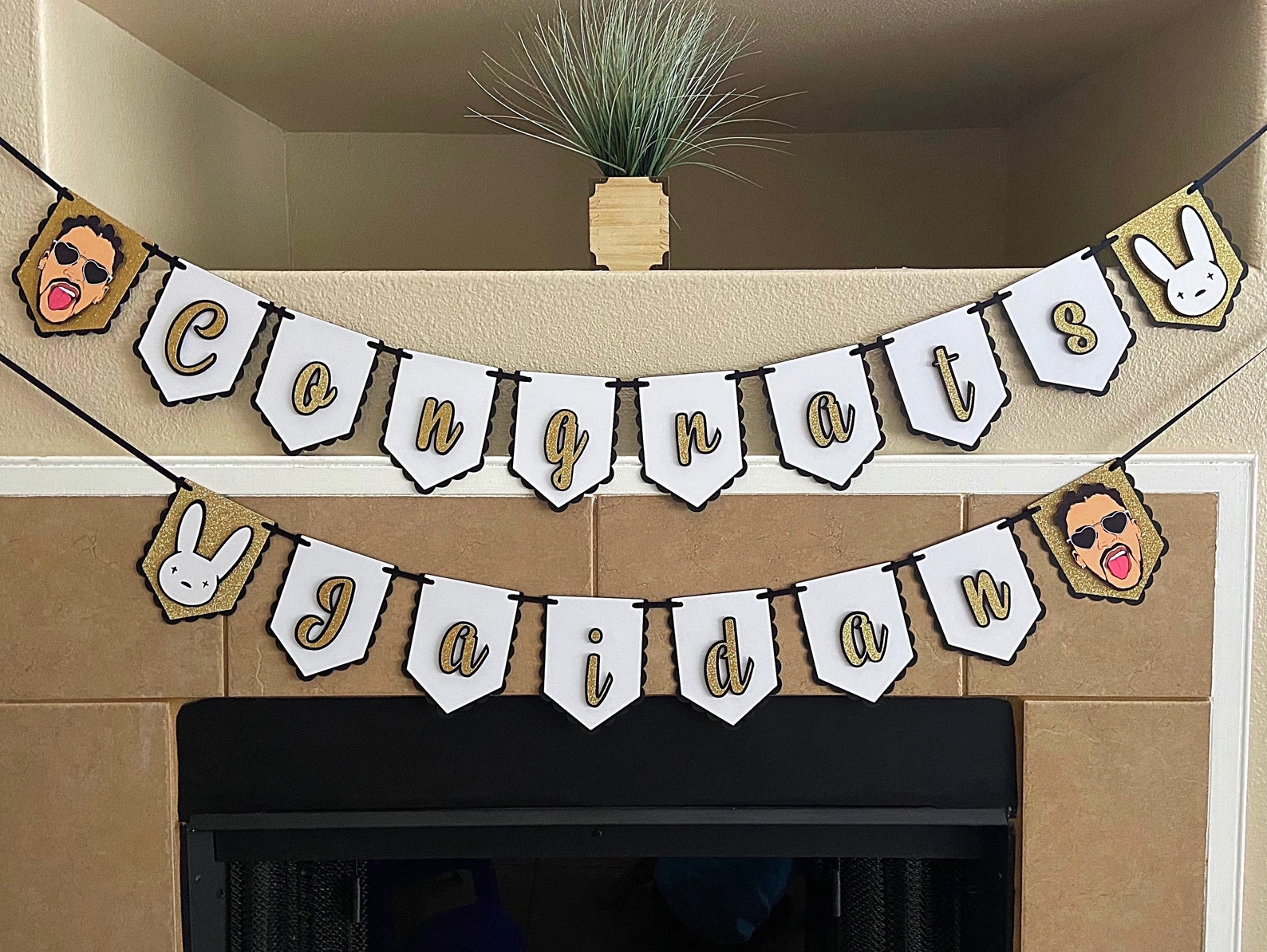 Bad Bunny Inspired Banner/ Bad Bunny Theme Party - Etsy
