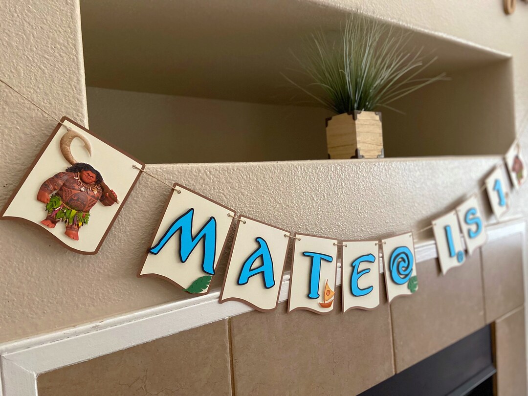 Maui Banner/ Maui Theme Banner - Etsy