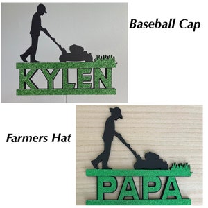 Gardening/mowing Cake Topper - Etsy