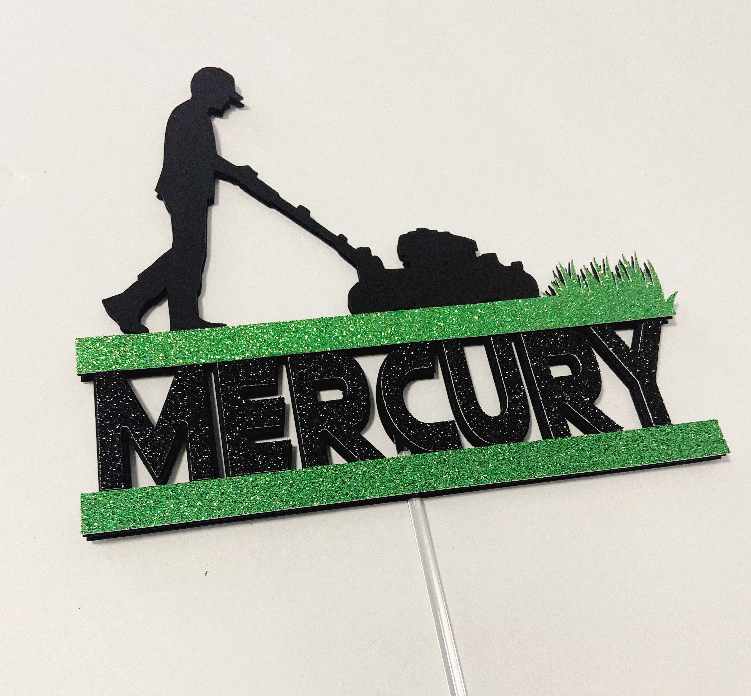 Gardening/mowing Cake Topper - Etsy