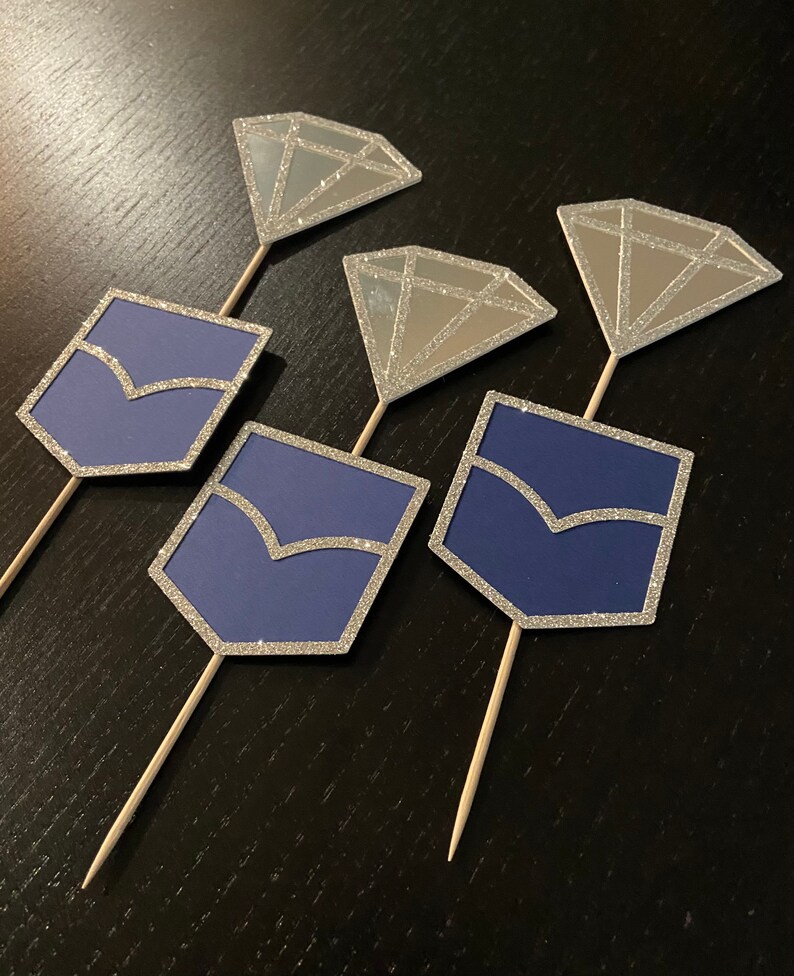Denim and Diamonds Cupcake Toppers/ Denim and Diamonds Party Theme ...