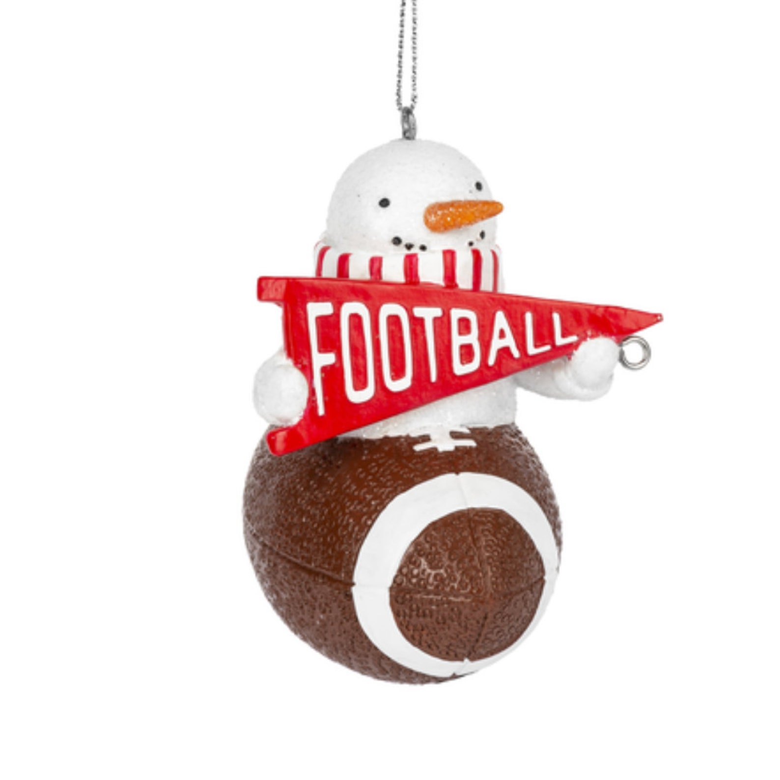 Snowman Sport Series Ornaments- Football, Soccer, Baseball, Basketball ...