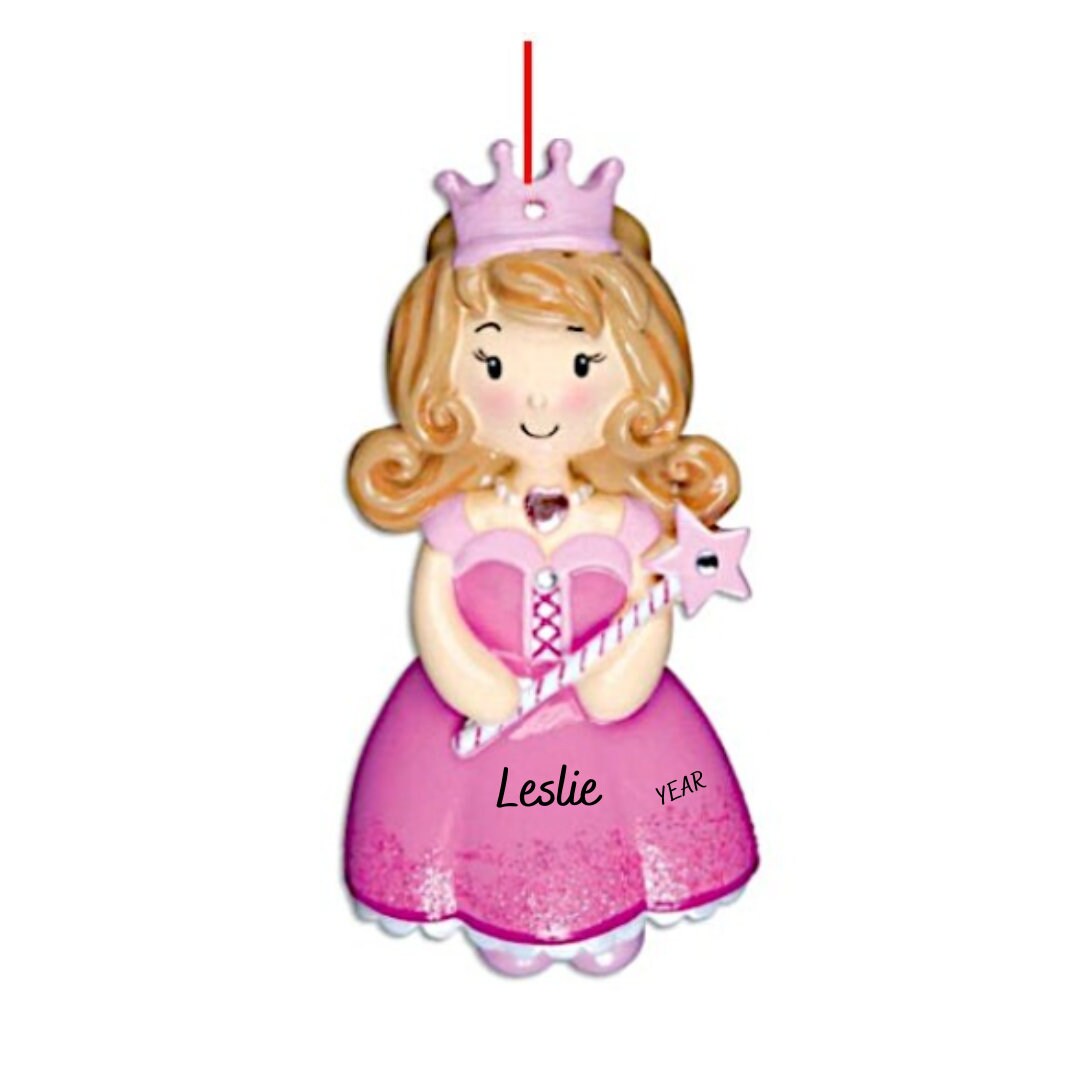 Personalized Princess Christmas Ornament - Princess Gift, Fairy ...