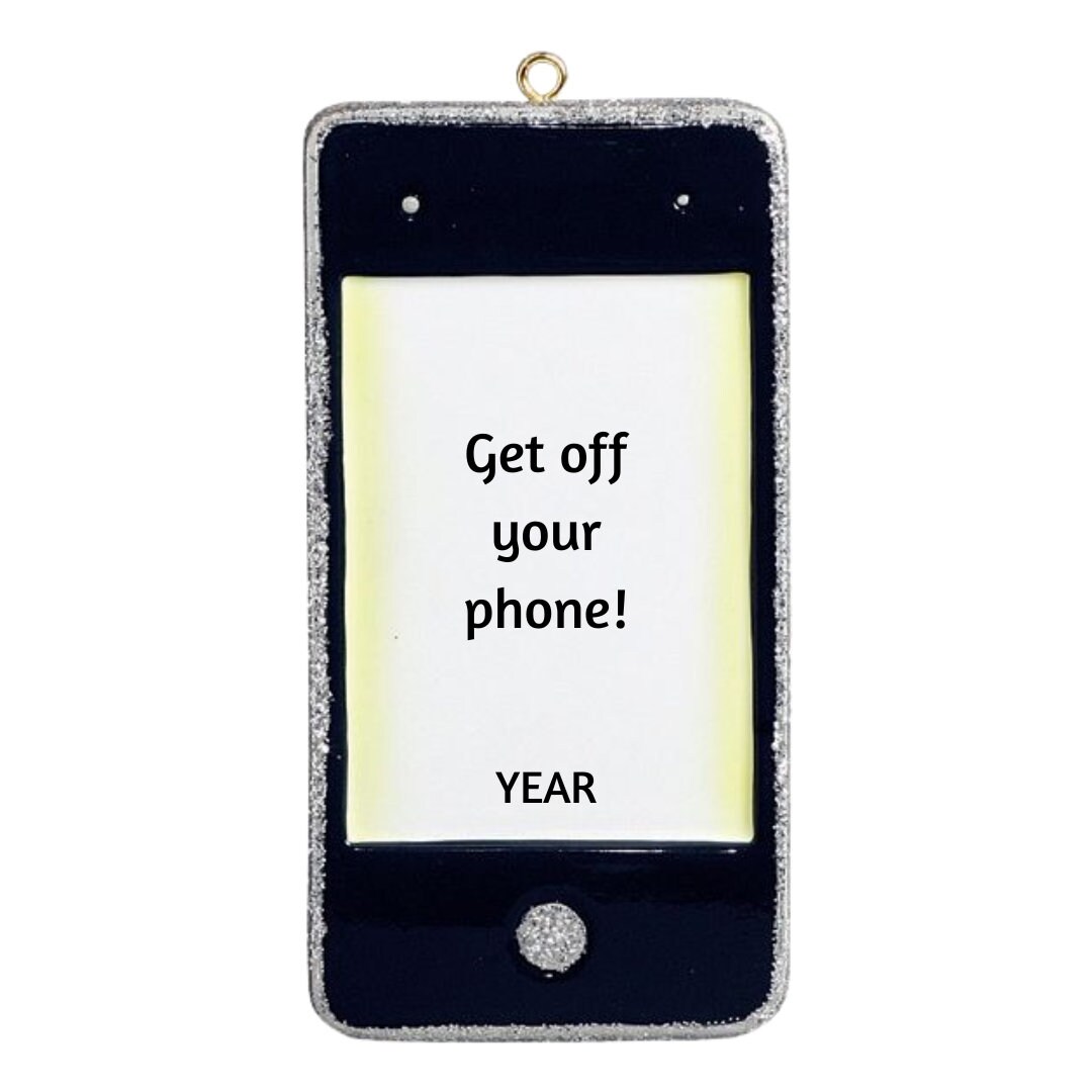 IPhone Text Message Smart Phone Hand Personalized Christmas Ornament iphone-text-message-smart-phone-hand-personalized-christmas-ornament