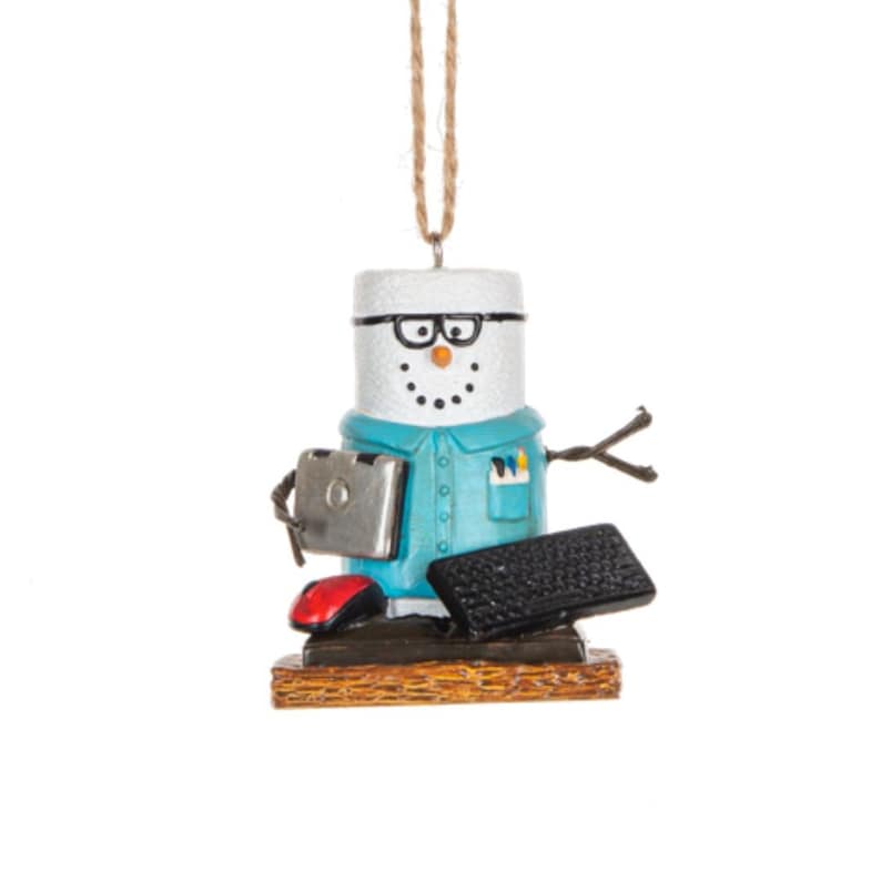 Personalized S'mores Information Technology Worker Ornament - Computer ...