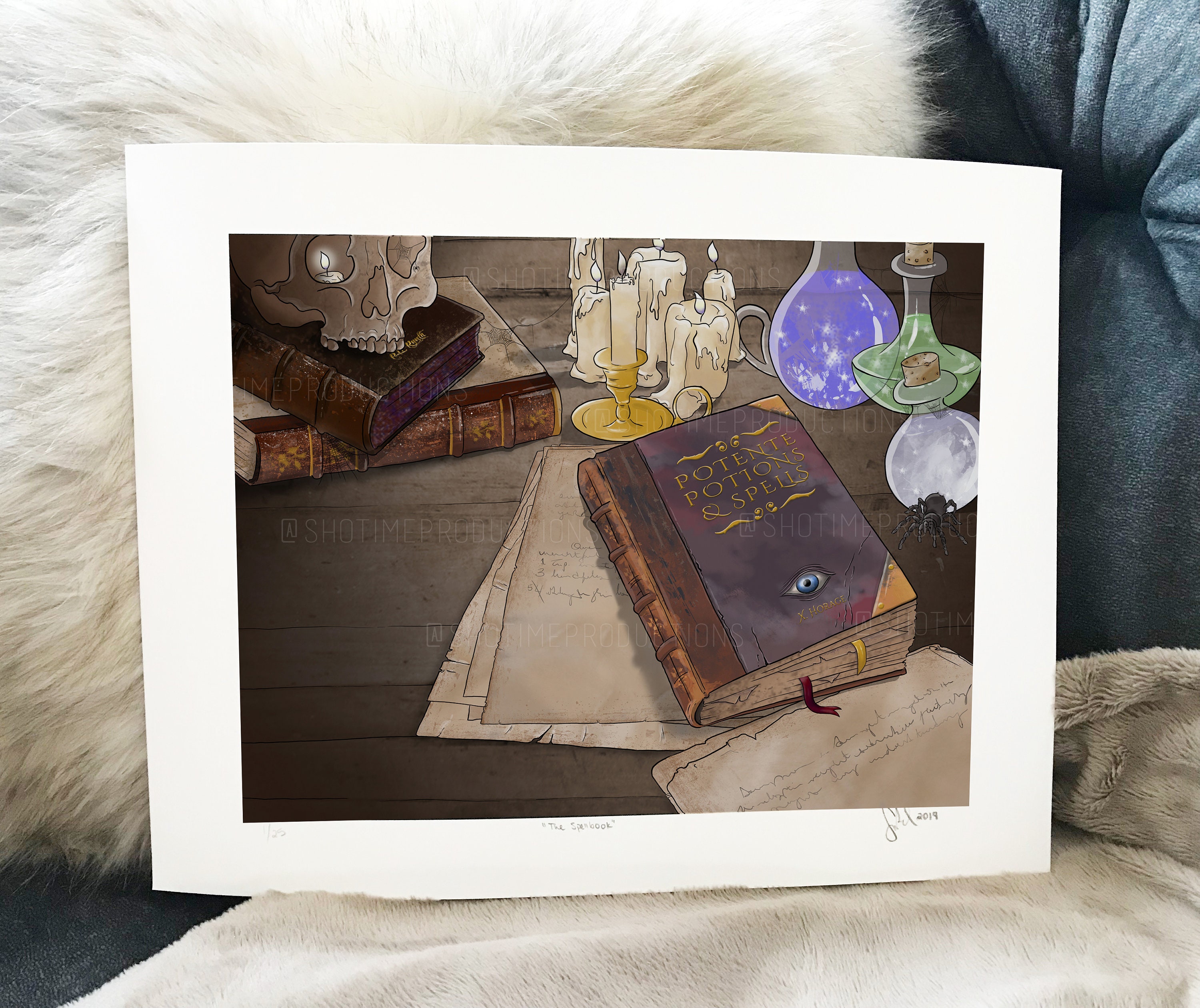 The Spellbook Augmented Reality Animated Print 11x14 UNFRAMED - Etsy