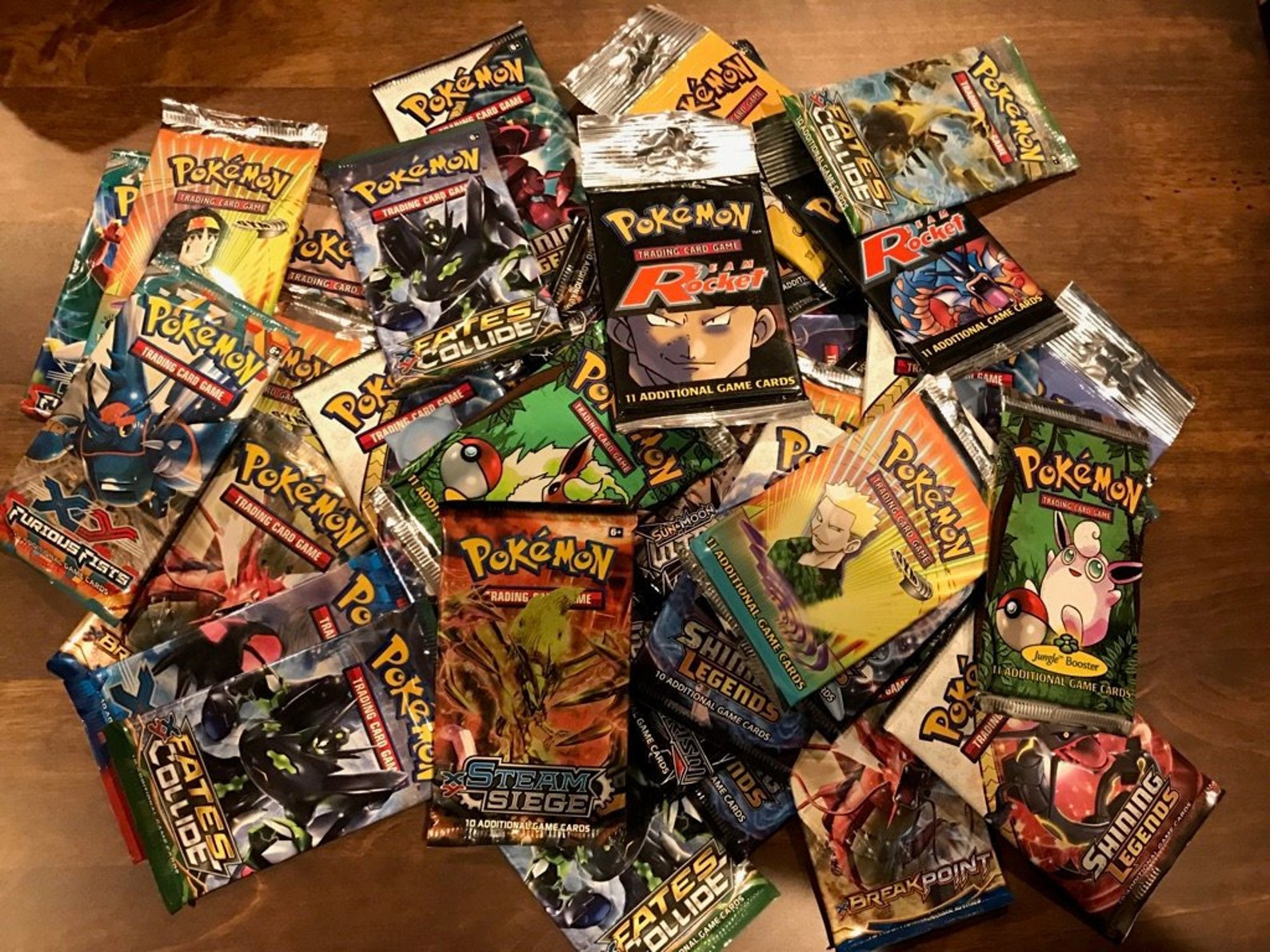 Custom Pokemon TCG Mystery Booster Packs 1:20 Pull Ratio on Vintage ...