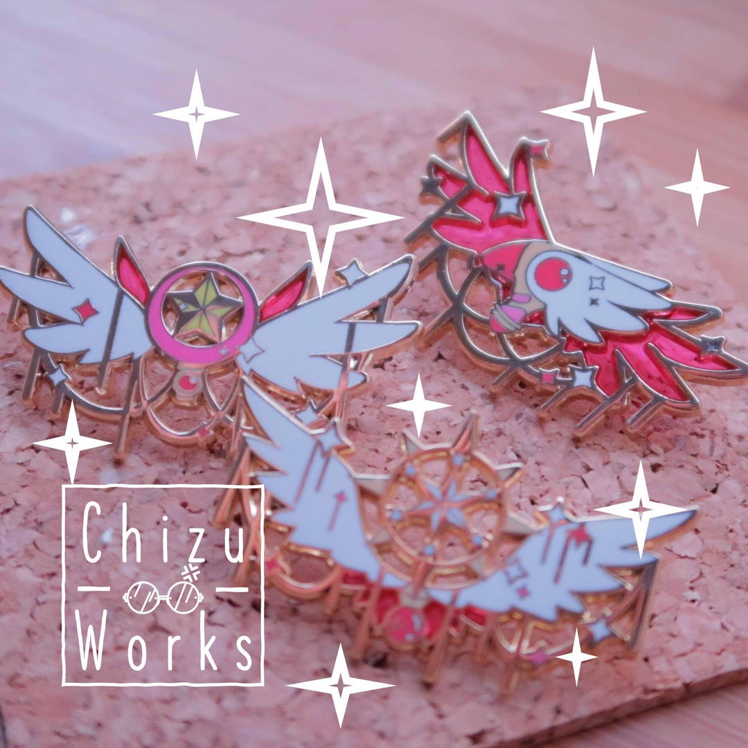 CCS Card Captor Sakura | Enamel Pin | Lapel Pin | Chizuworks - Etsy