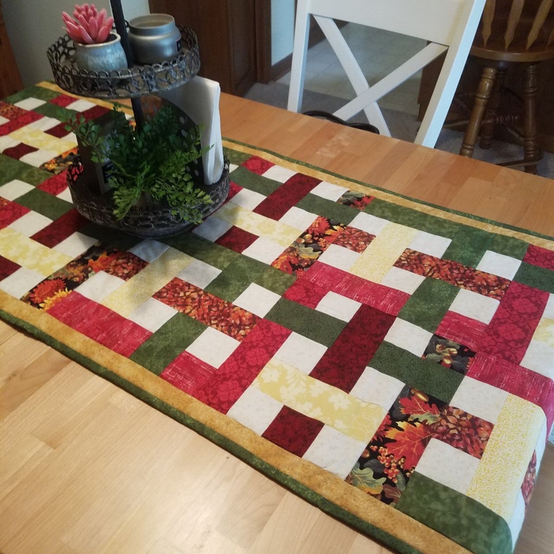 Basket Weave Table Runner - Etsy