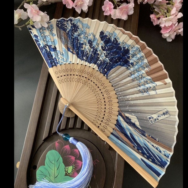 Hand Painted Fan - Etsy
