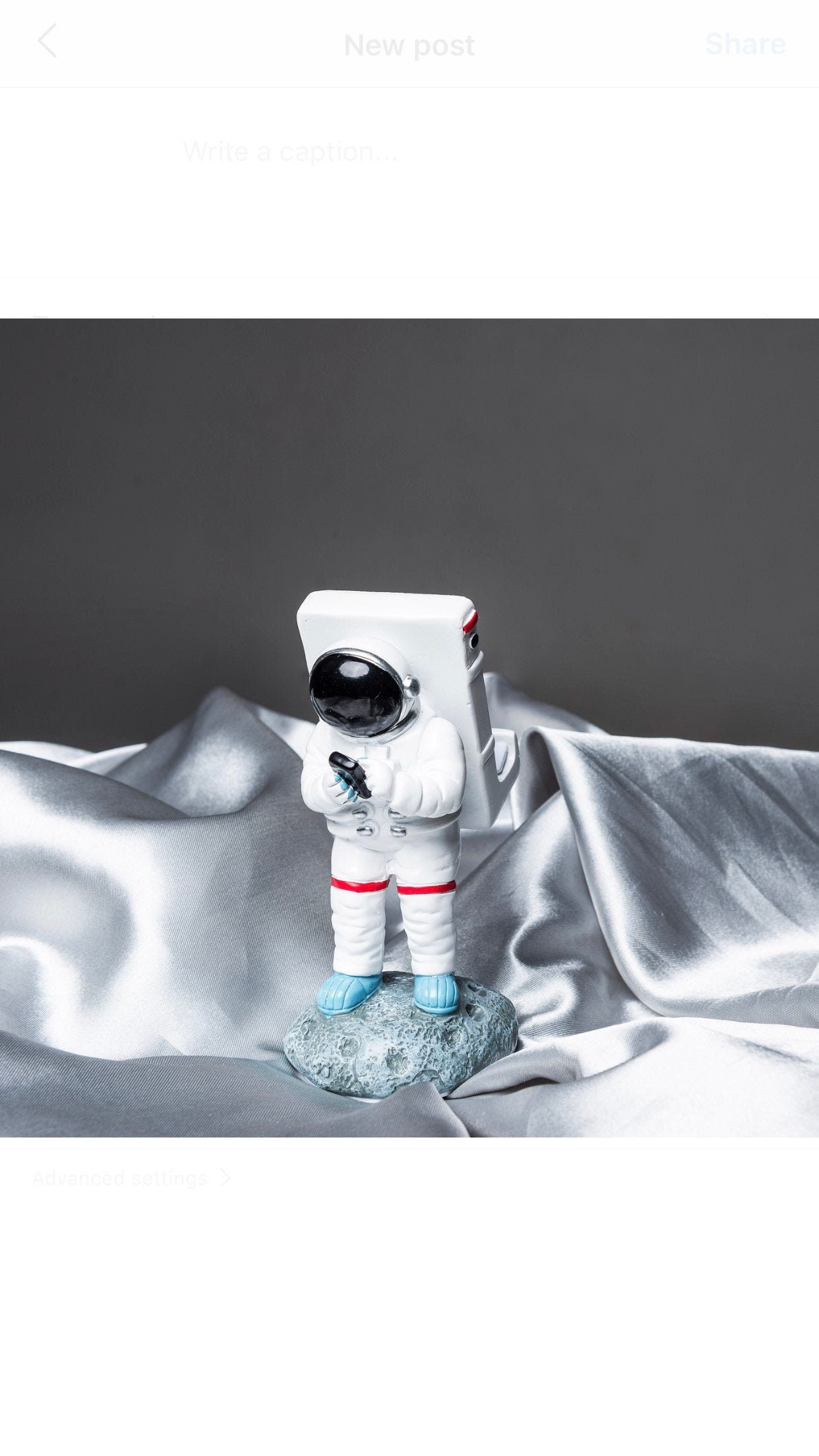 Mobiles Astronaut Space Man Toy Figure Astronaut mobile Phone Stand ...