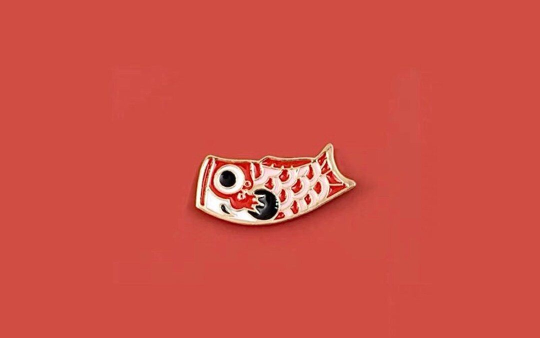 Beautiful Japanese Koi Fish Enamel Pins/japanese Carp Lapel Pin/cute Fish Pin for Bags Clothing ...
