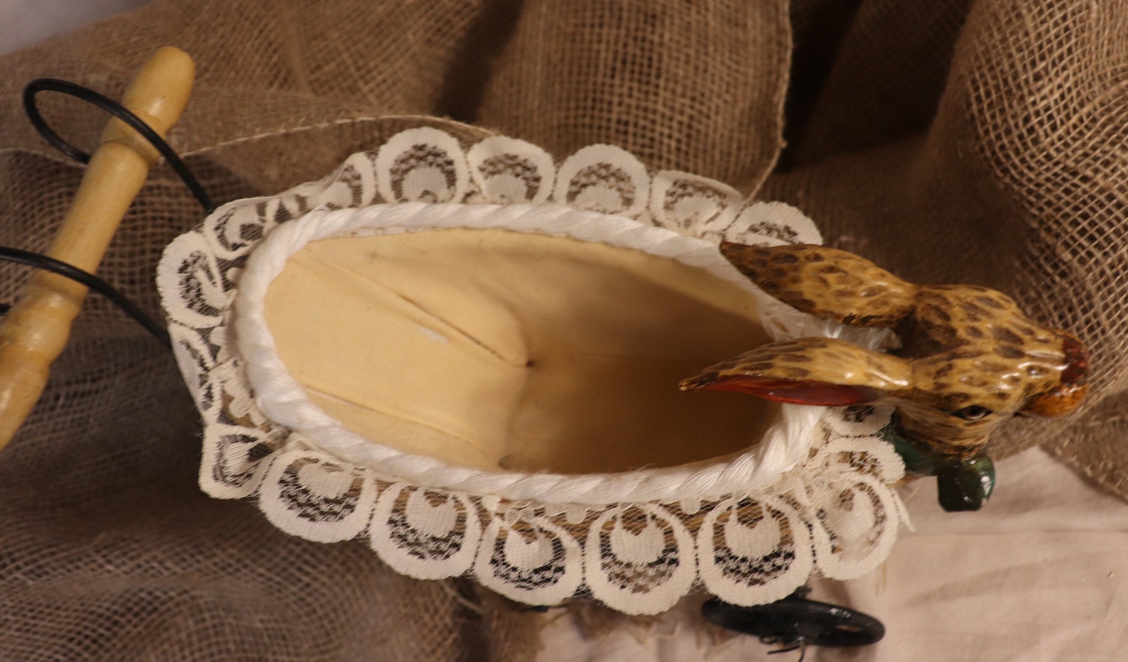 Antique Bunny Rabbit Head Wicker Baby Doll Buggy Carriage - Etsy