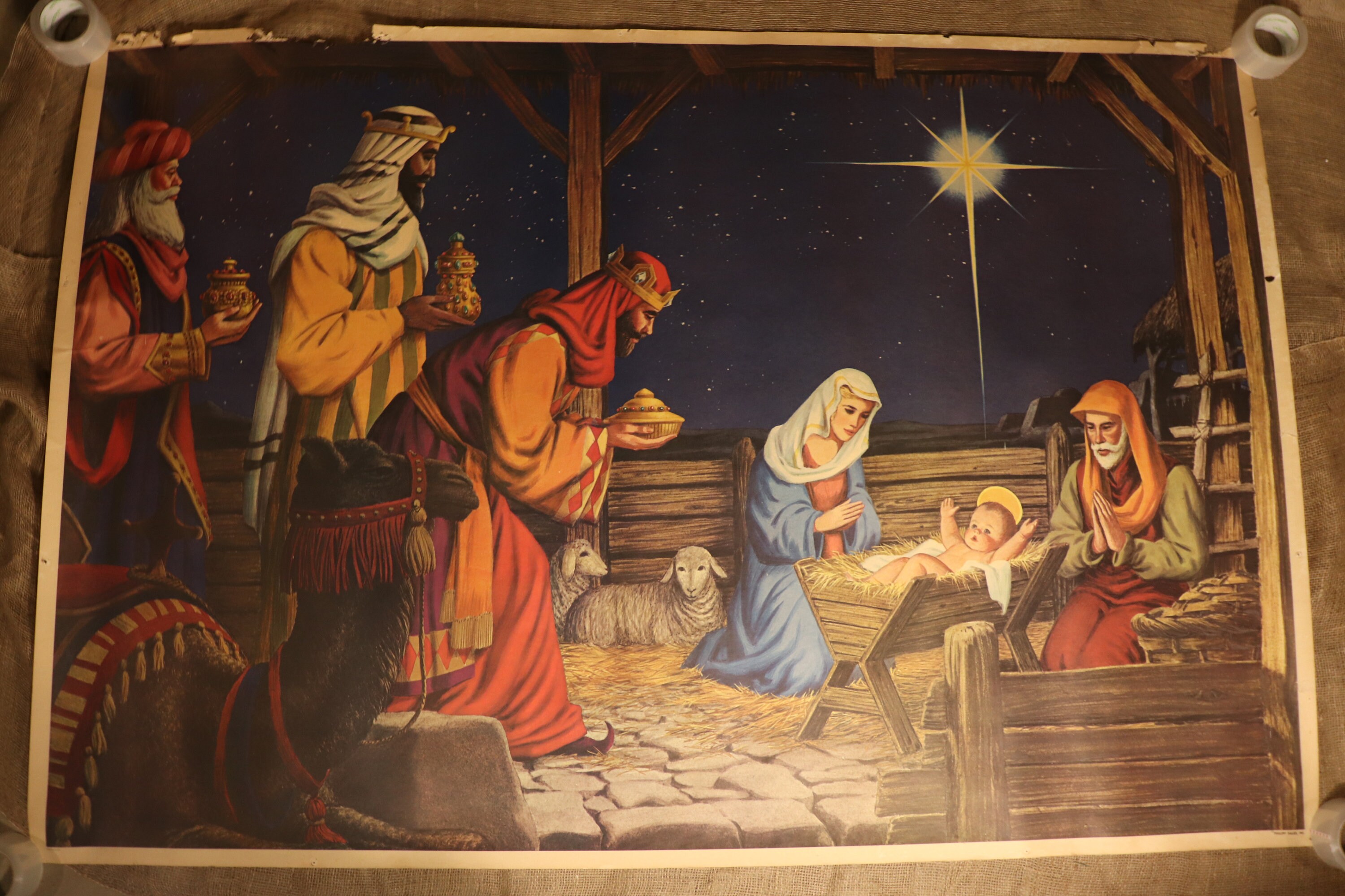 Gari Melchers Prints Nativity Clipart