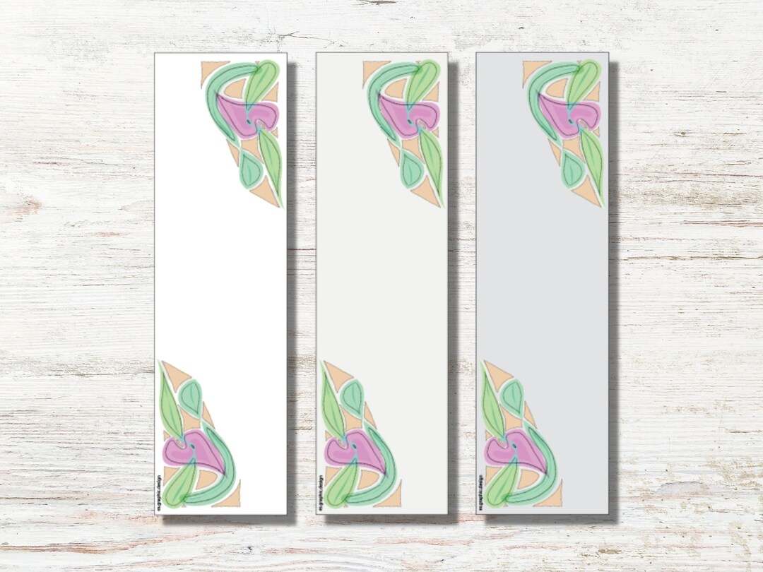 Printable Printable Bookmarks Printable Abstract Bookmarks - Etsy Canada