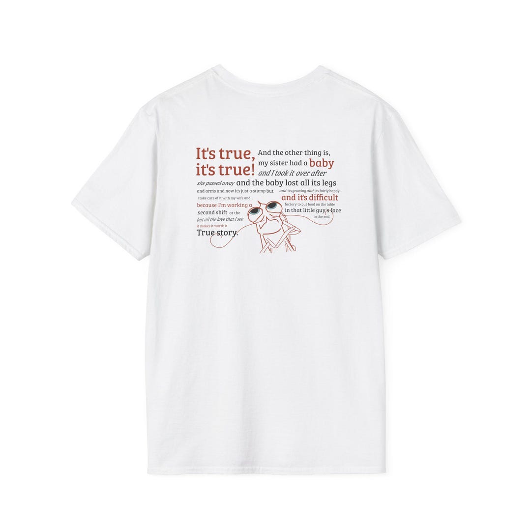 Shark Tale T-shirt: Shrimp Monologue Movie Tee - Etsy