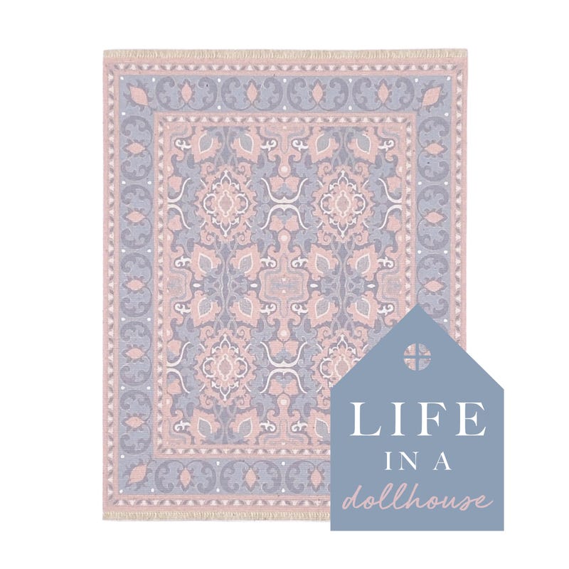 Pink Dollhouse Rug - Etsy