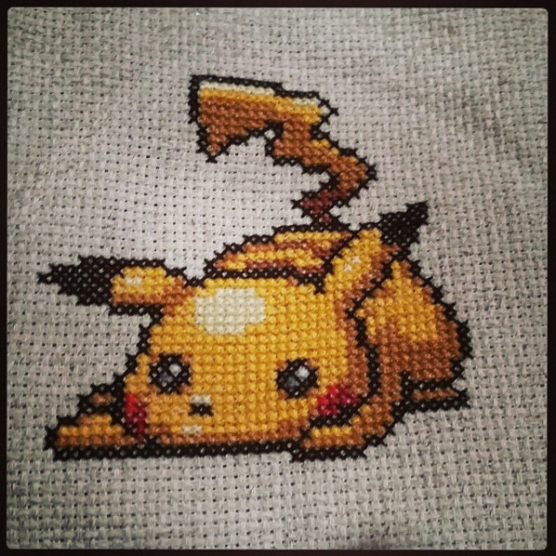 8-Bit Characters Cross Stitch | Etsy