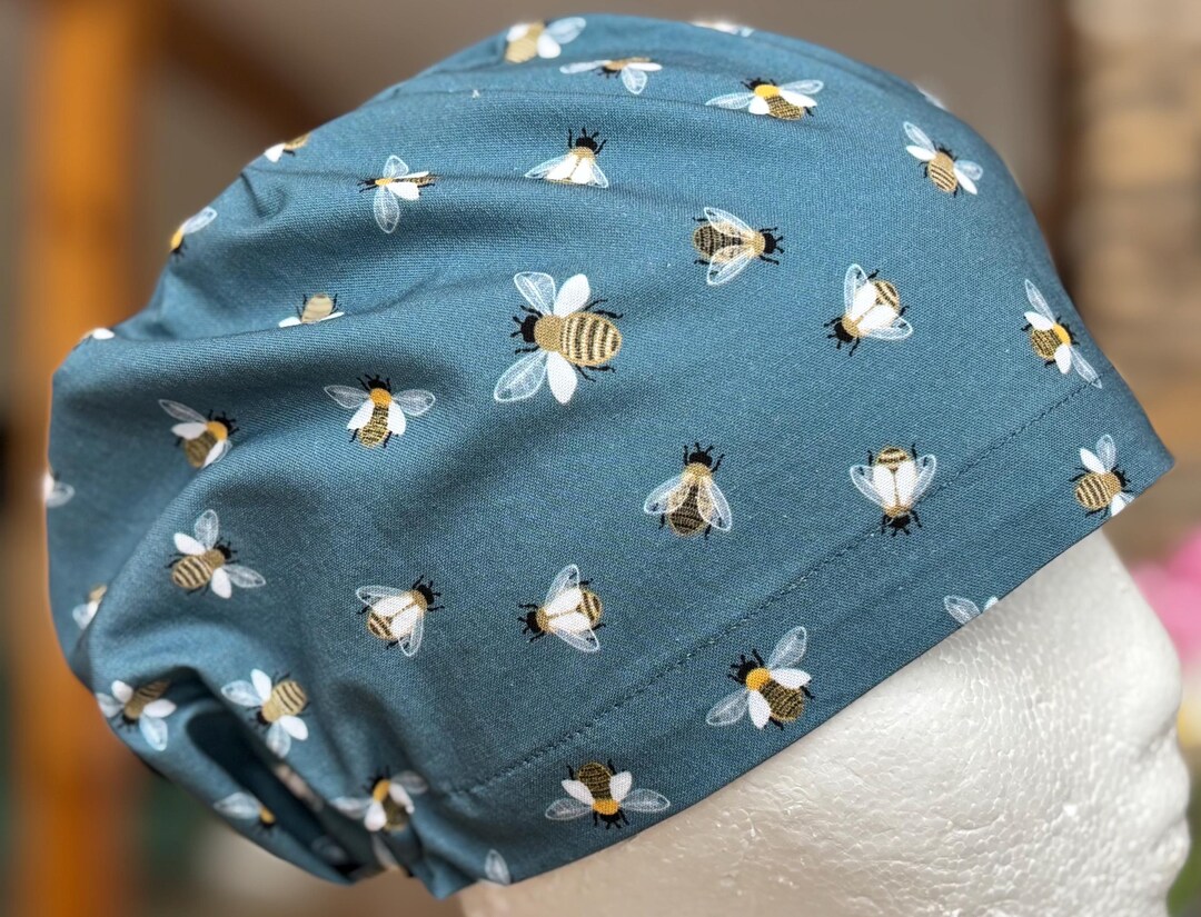 Scrub Cap, Scrub Hat, Surgical Cap. Bees - Etsy
